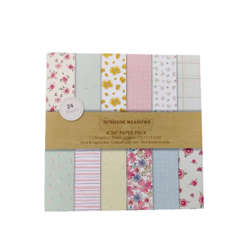 12x12" Craft Scrapbook Pattern Paper Girly Diy Hand Account Decoration ...