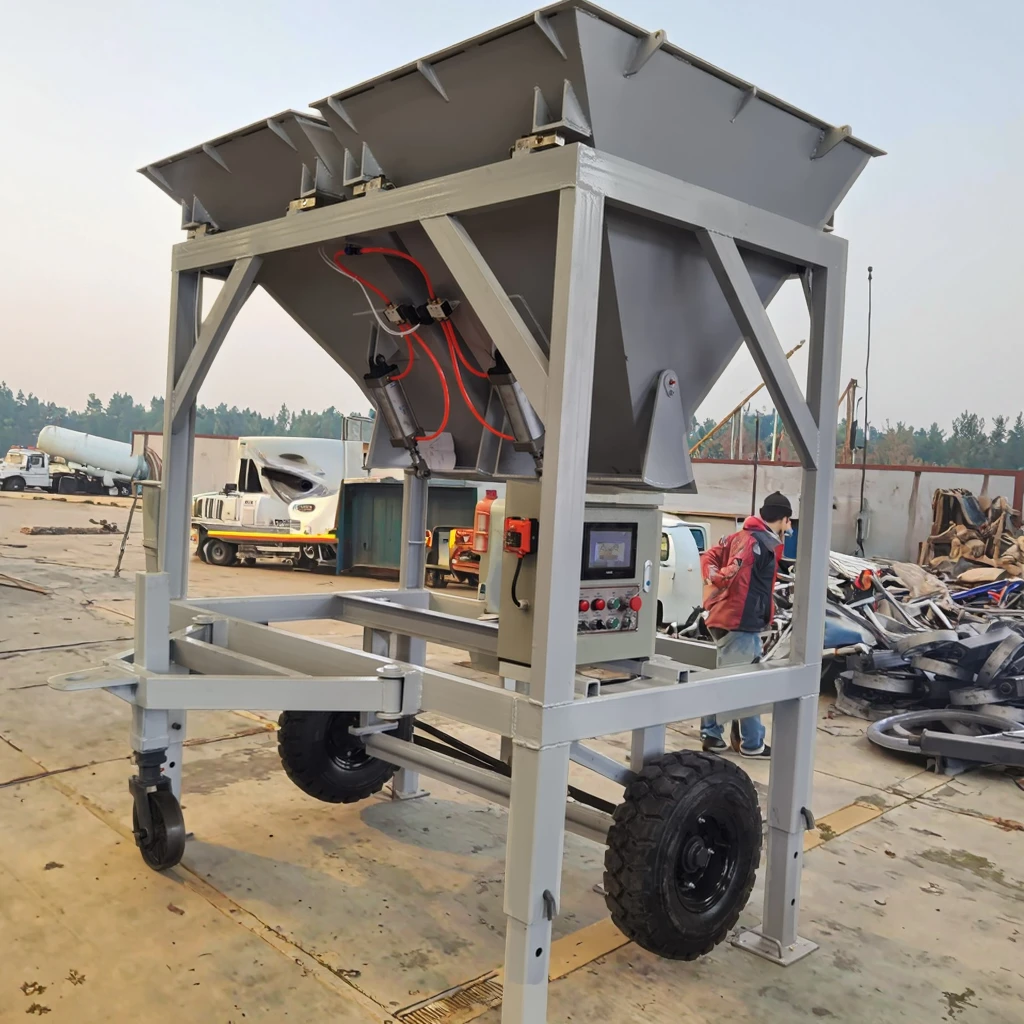 High-quality PL15 Mobile Concrete Aggregate Batch Machine