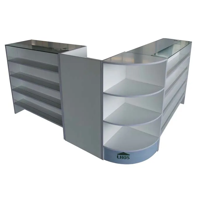 Custom Checkout Counters for Retail Shop Wood Grocery