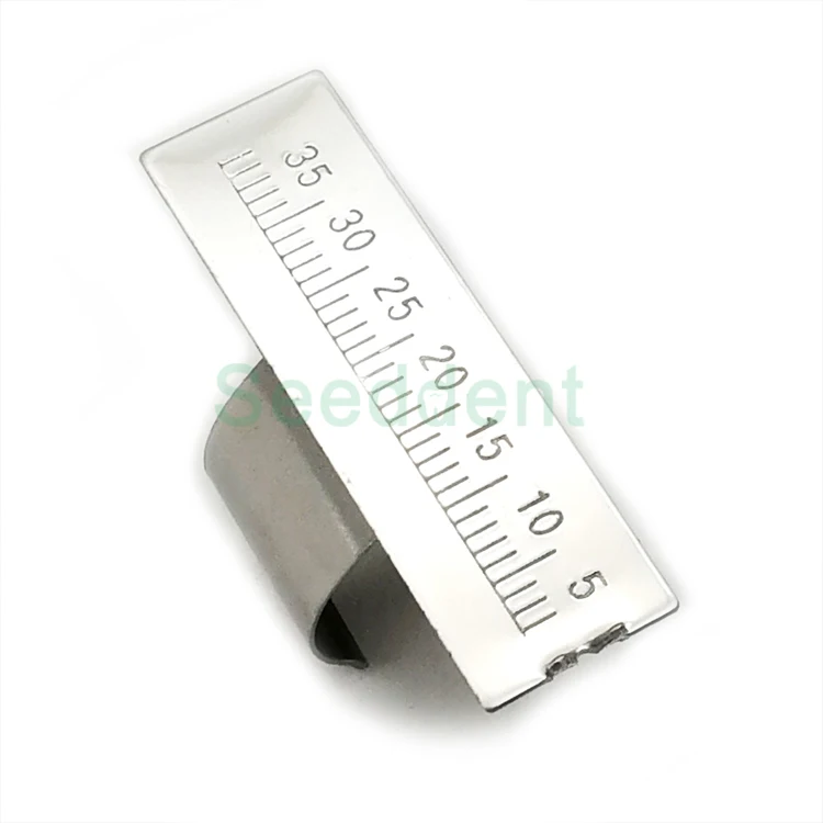 Endo Finger Ruler Stainless Steel Dental Endo Ruler / Dental Measuring ...
