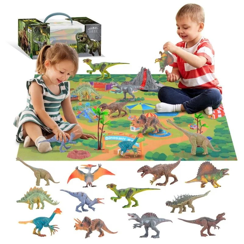 2022 Educational Realistic Dinosaurs Play Set for Kids
