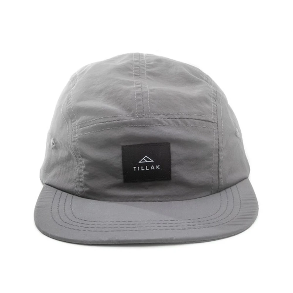 Custom Woven Label Nylon Waterproof 5 Panel Hat 5 Panel Cap Nylon - Buy ...