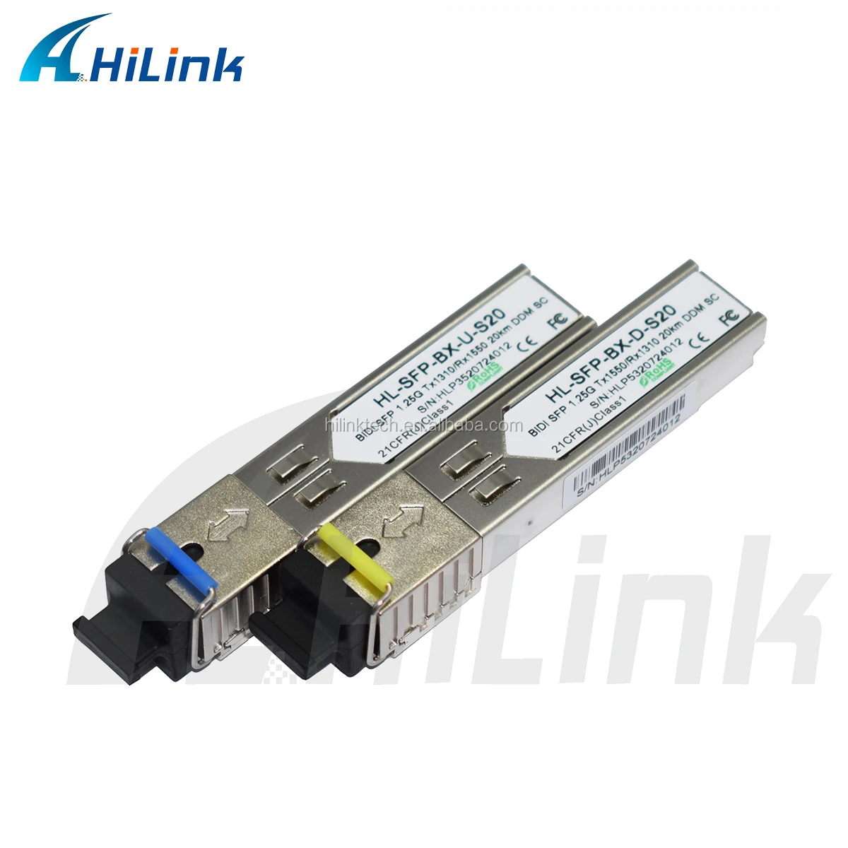 Fibre Optical Sfp Single Mode Lc Or Sc Connector 1310nm/1550nm 20km ...