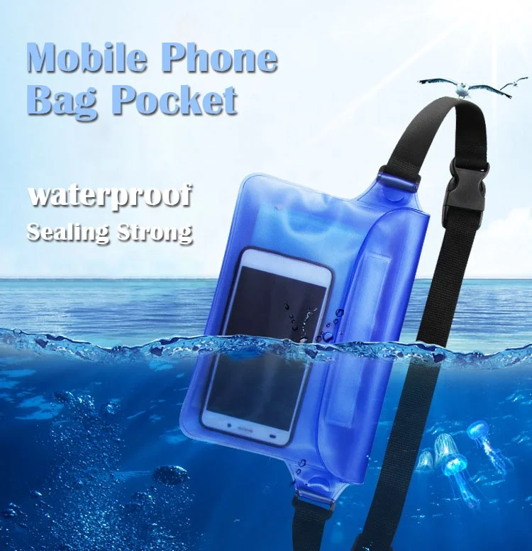 Summer Waterproof Pouch - Ideal for Beach and Outdoor Activities