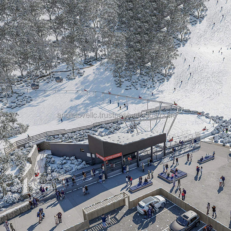 Down Mountain Slide Roller Coaster - Alpine Coaster Adventure