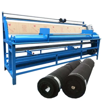 Portable Fabric Roller Machine Textile Fabric Roll Measuring Packing ...