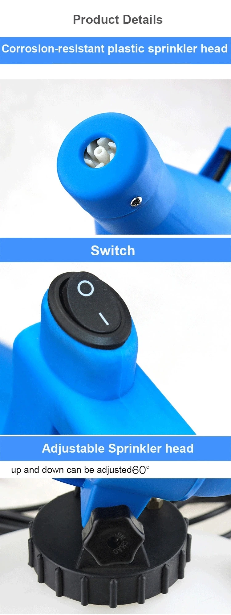 Hospital Fumigation Machine 4.5l Three Hole Nozzle Electric Sprayer ...