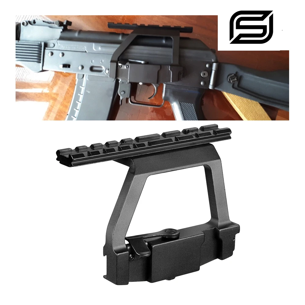 Spina Optics Ak74u Tactical Side Rail Lock Scope Mount Base Compatible ...