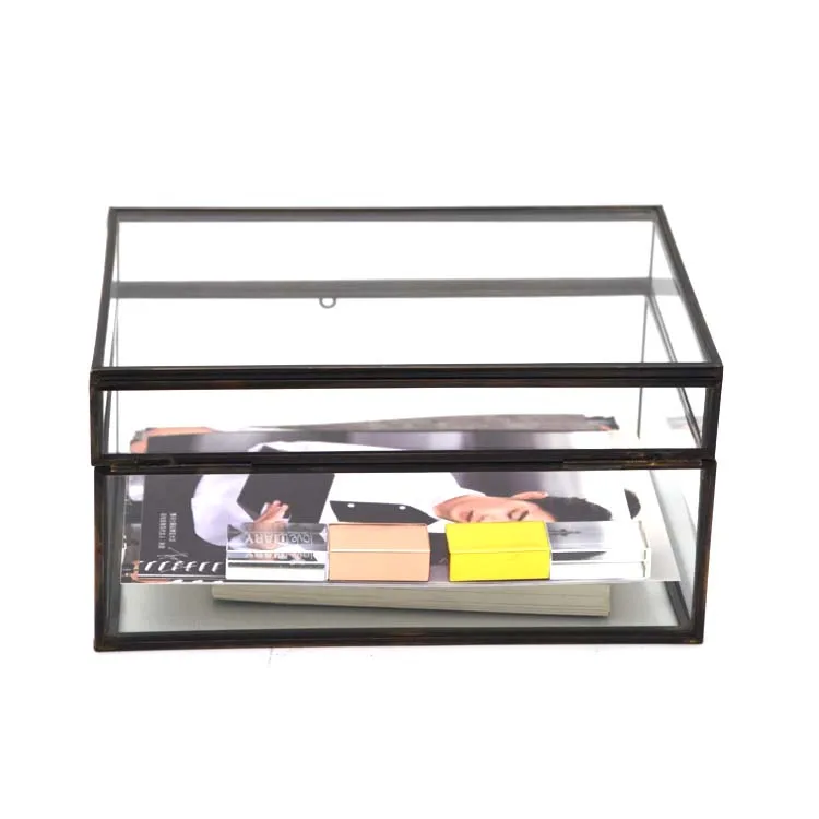 Clear Beveled Glass Display Box,4 X 6 To Hold Your Loved Keepsakes With ...