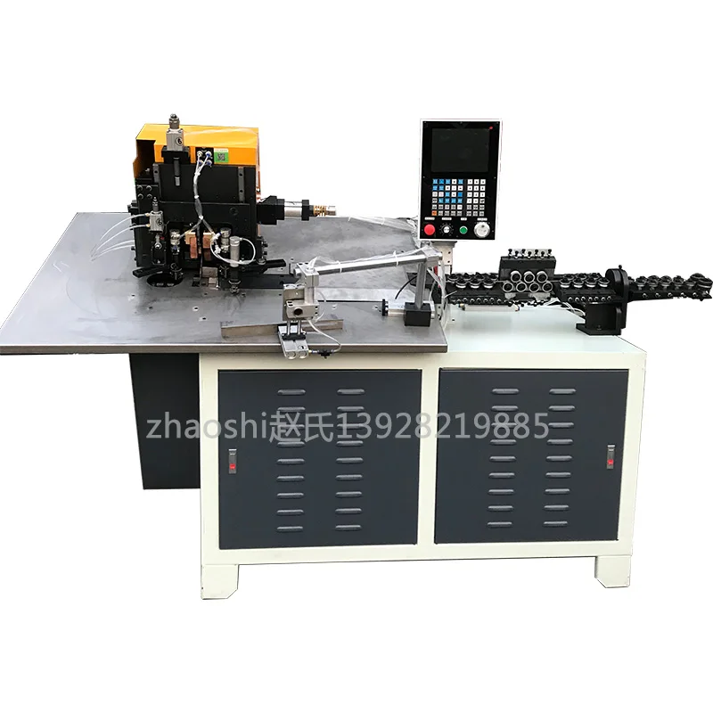 Stainless Steel Metal Iron Wire Bending Integrated With Butt Welder All ...