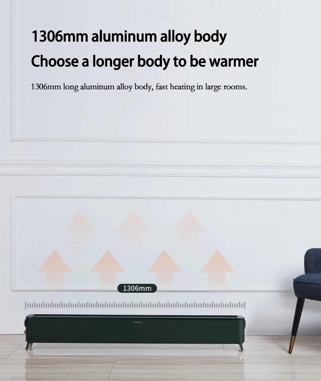 Q3-E 2000W Free Standing Waterproof Home Room Heater Electric Digital ...
