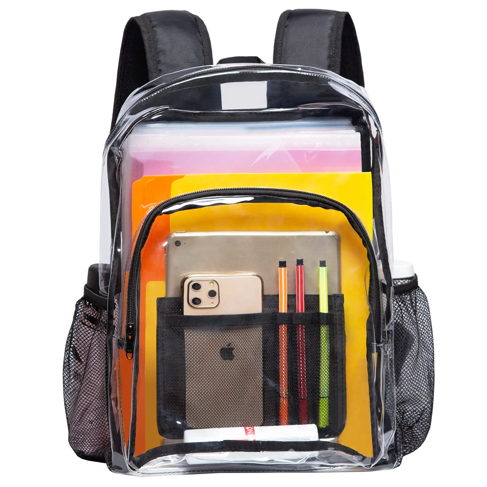 Clear Backpack Heavy Duty PVC - Ideal for College & Work