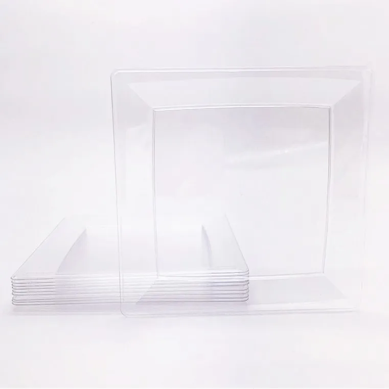 6'' Plastic Disposable Square Serving Plates - Buy Plastic Plates ...