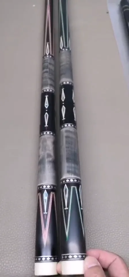 Chyone 12mm Points Inlay Dyed Curly Maple Diamond Silver Ring Spliced ...