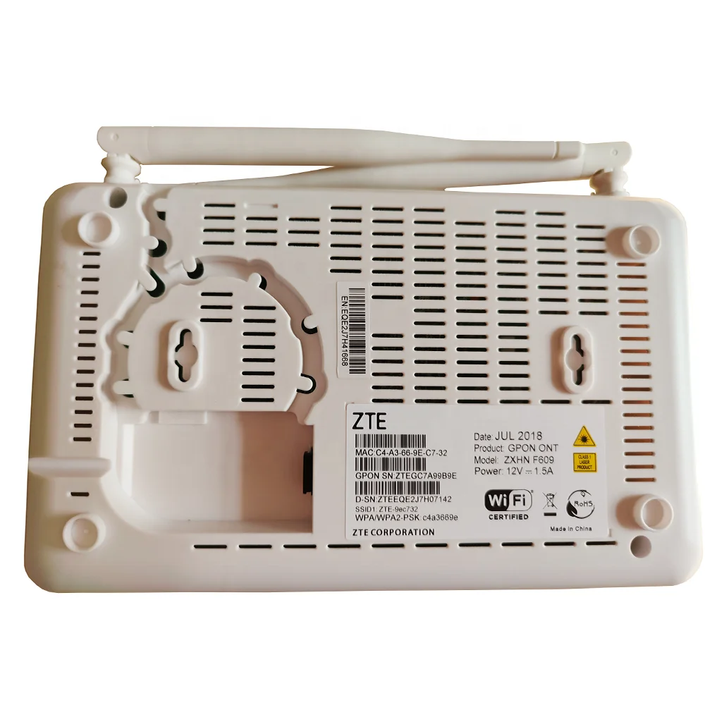 Brand New Zte F609 Wifi Onu Zte F660 V8 8.0 Gpon Ont Router With 5dbi ...