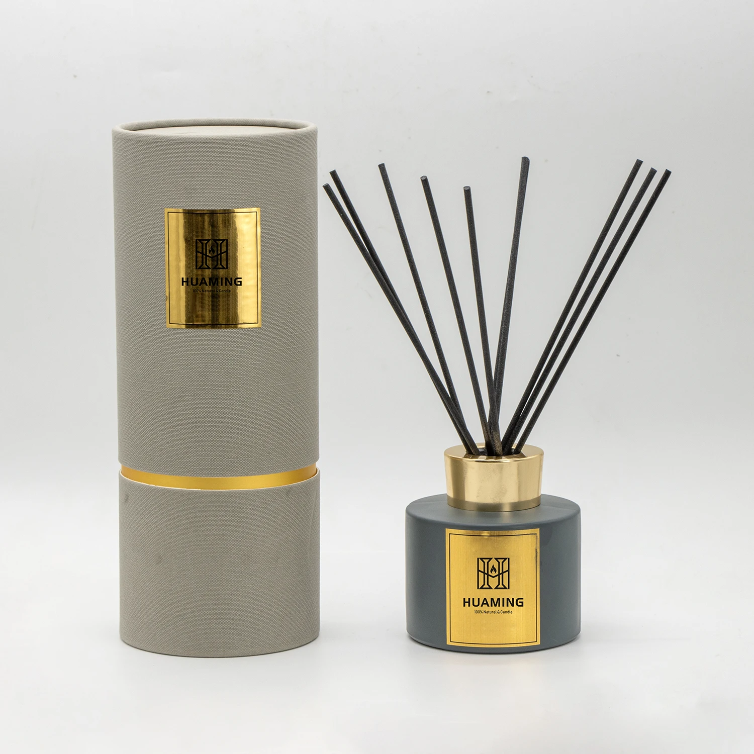 Luxury Home Decoration Reed Diffuser Glass Bottle Set Design Natural ...