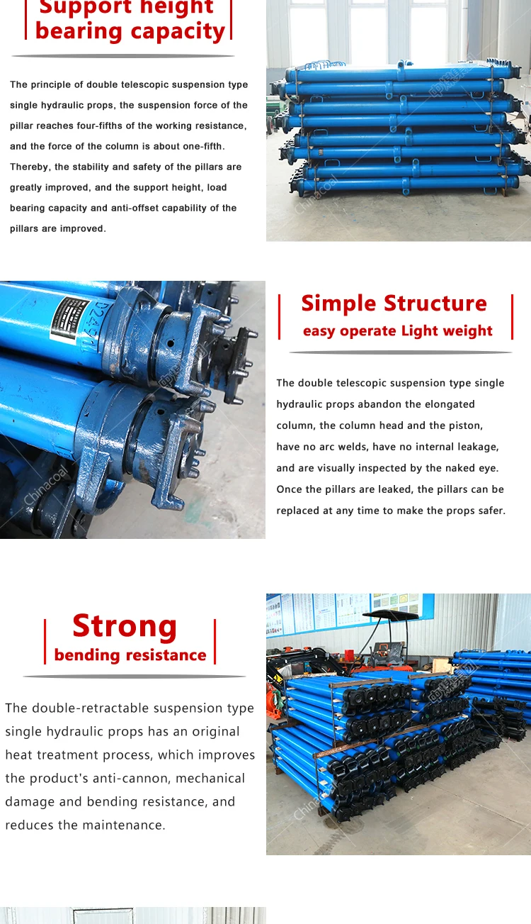 Dws25 Double Telescopic Suspension Hydraulic Acrow Prop - Buy Hydraulic ...