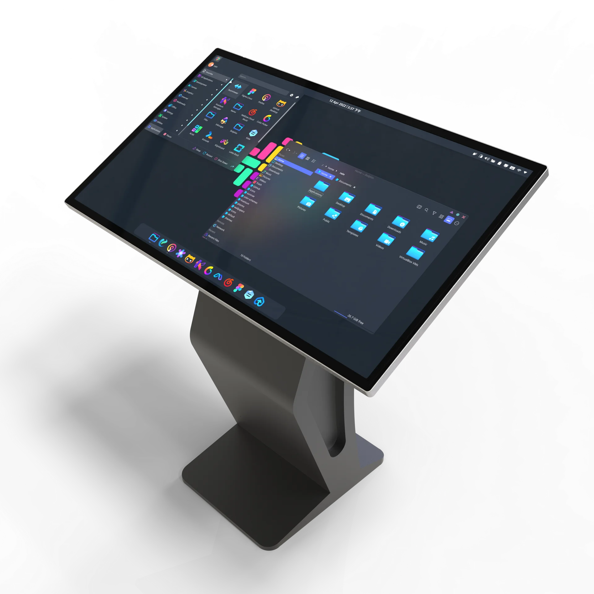 Bigbull 32 Kiosk Capacitive Touch Indoor Touch Screen Lcd Digital ...