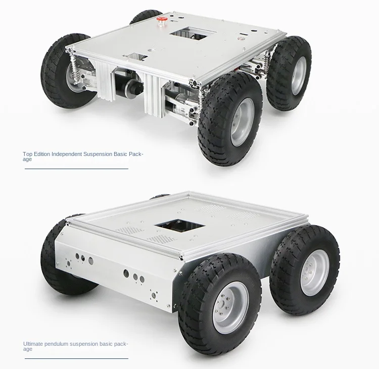 WHEELTEC 4WD Robot Chassis - Open Source & PID Control