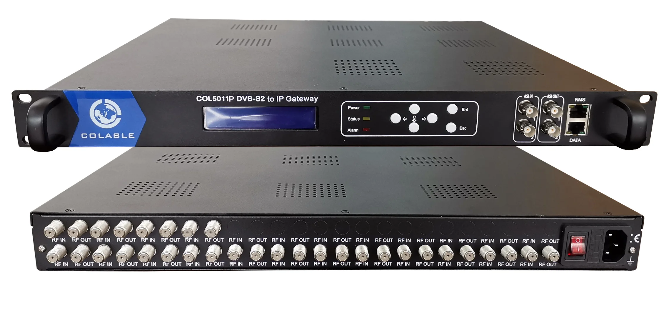 Receptor de Satélite FTA Biss, Cabecera IPTV, 16 Sintonizadores DVB-S2 ...