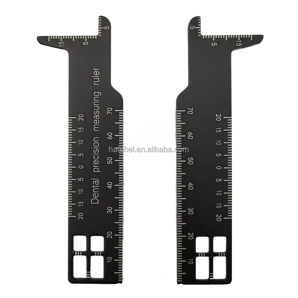 HTBR Dental Precision Measuring Ruler - Reliable & Portable