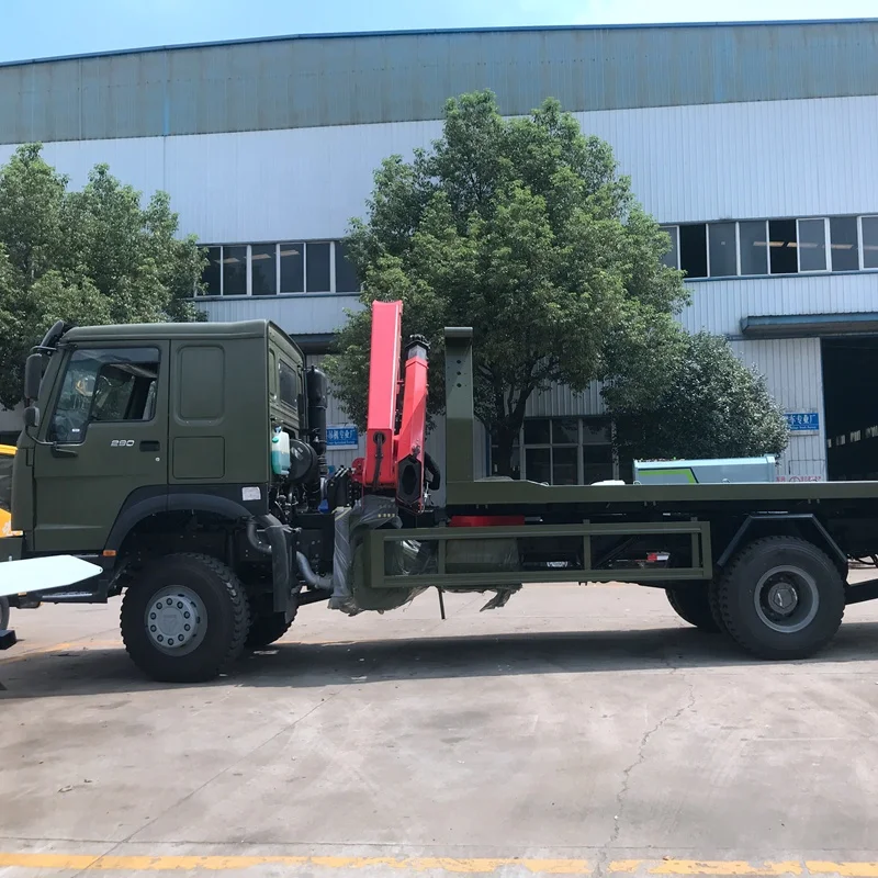 Howo 4x4 Awd Off-road Towing And Recovery Wrecker Trucks Zz2167m5227a ...