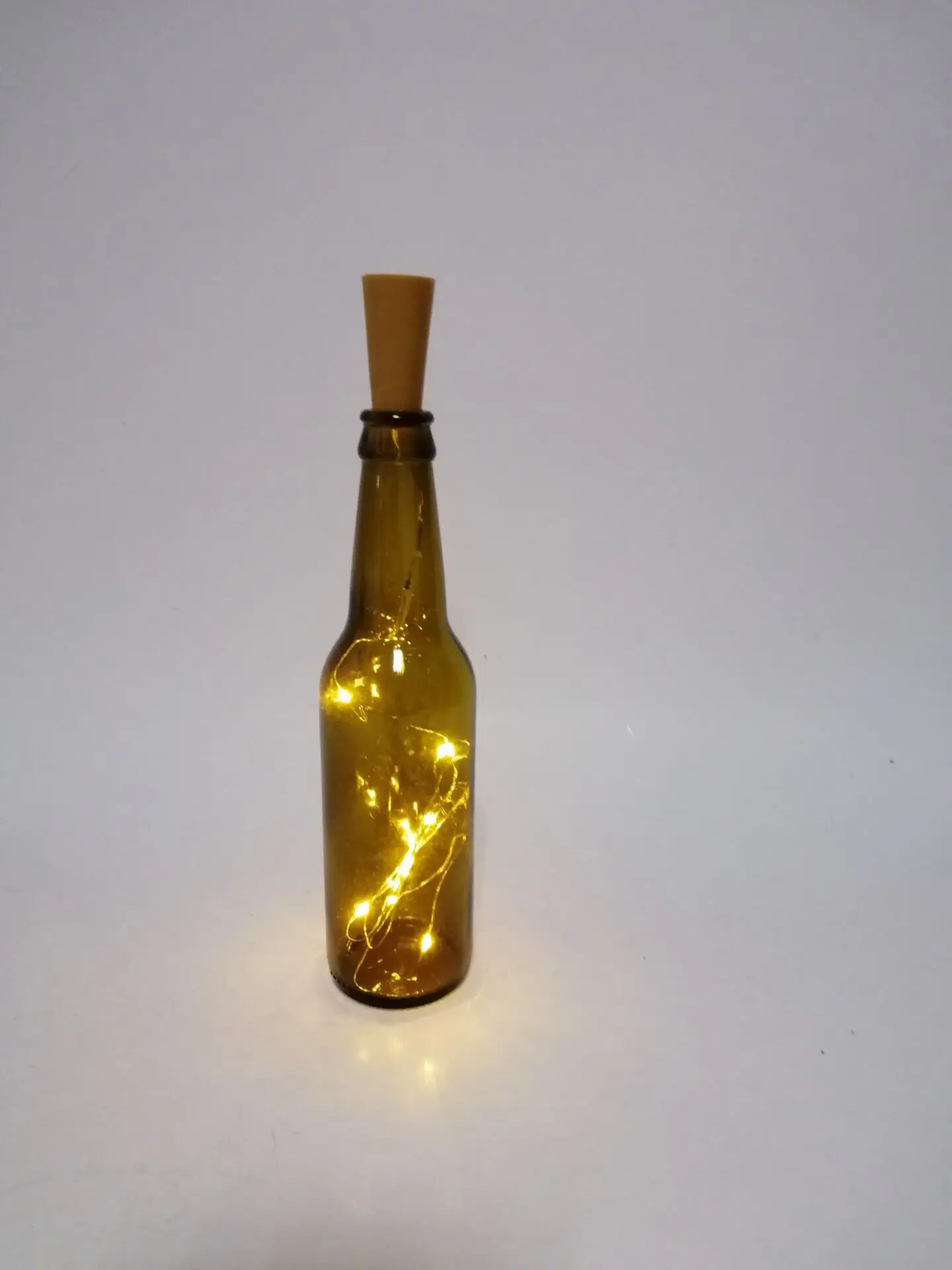 Led Bottle Plug Lamp With Warm White String Led Light Bottle Plug For ...