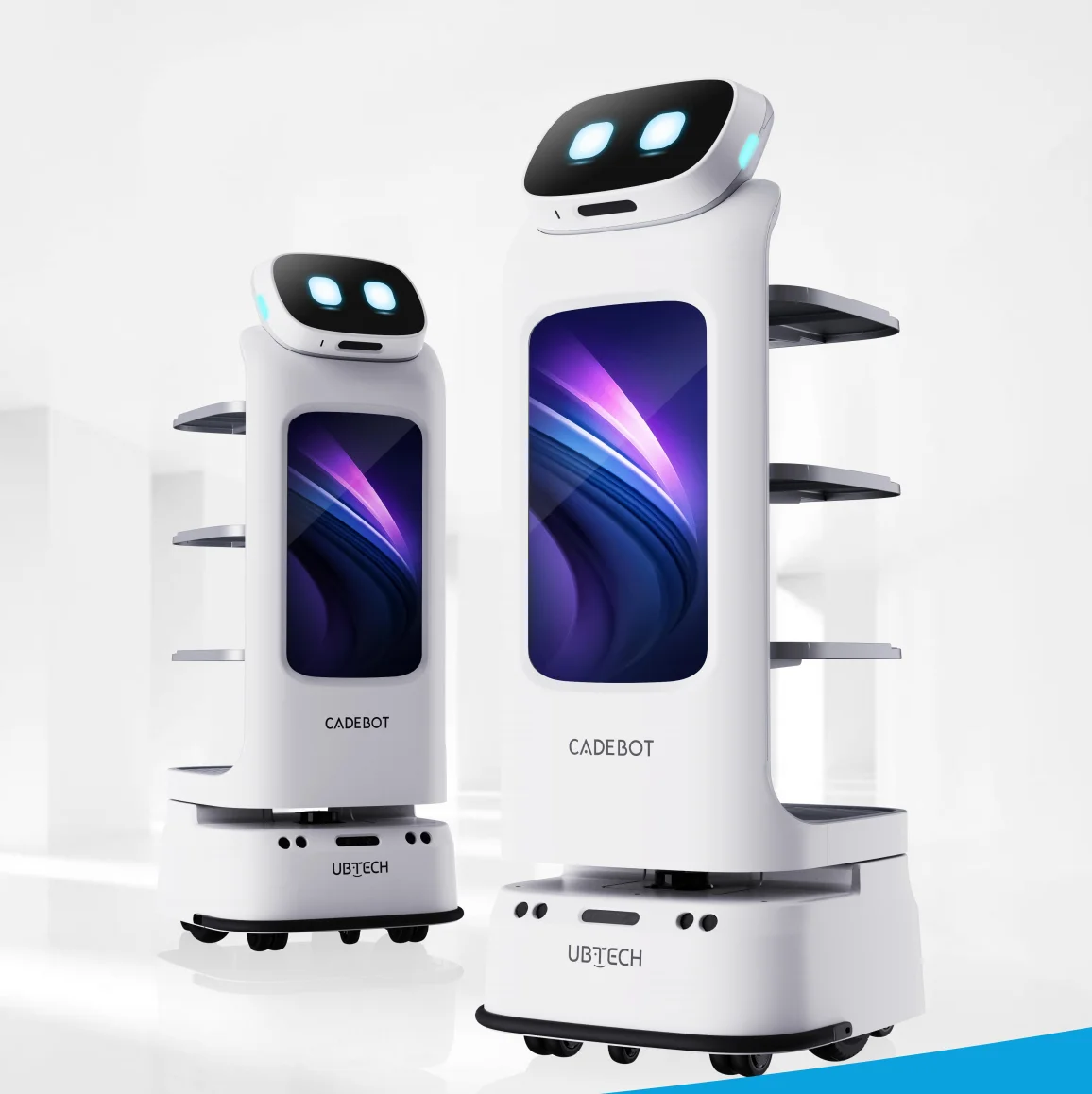 Intelligent Food Delivery Robot To Serve The Dishes Server Food Shop ...