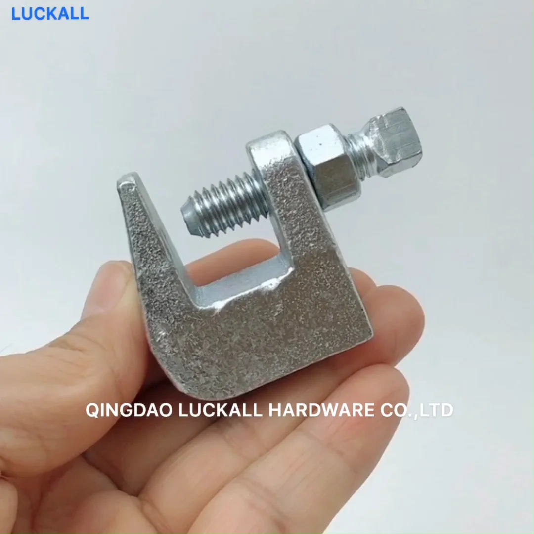 Electric Galvanized Casting Casted Malleable Iron Steel Beam Pipe Clamp ...
