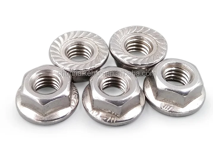 SUS304 M7 Stainless Locking Flange Nut - Durable & Versatile