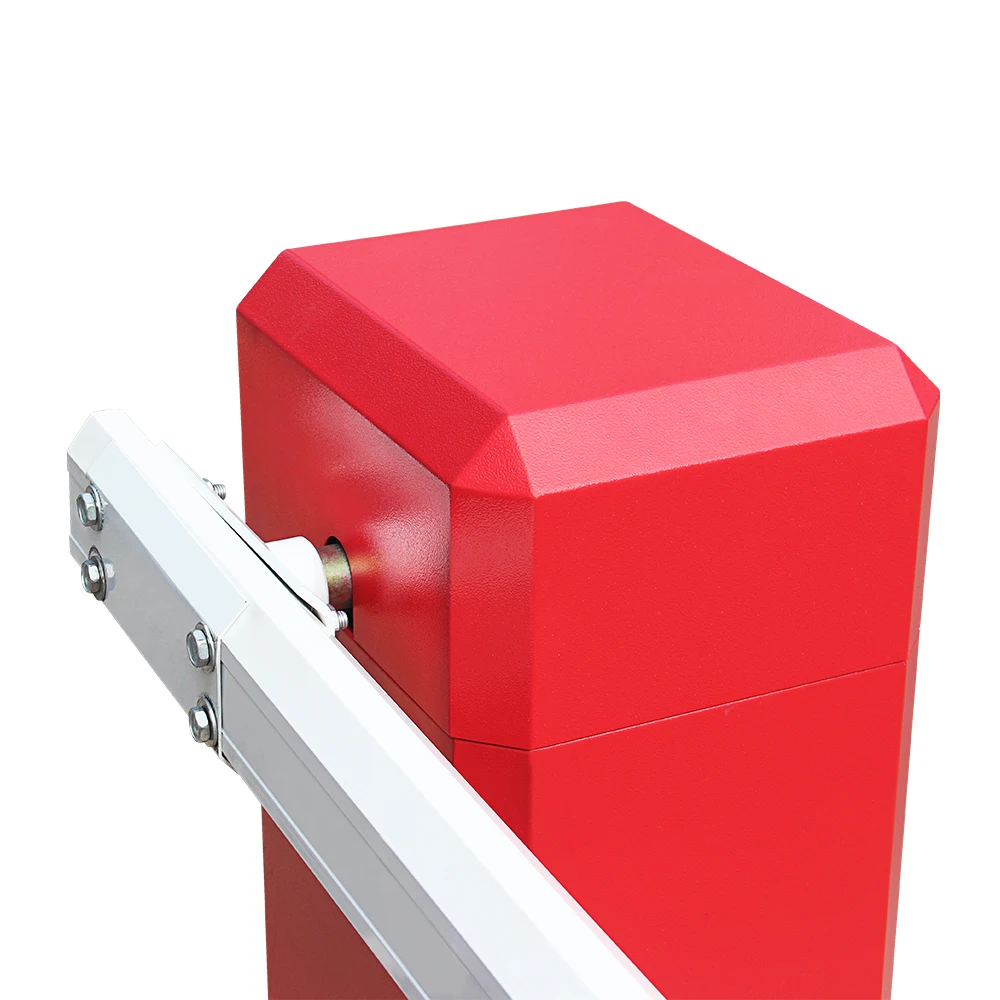 Heavy Duty Red AC 220V Traffic Gate Automatic Boom Barrier