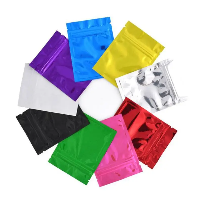 Transparent Holographic Ziplock Packaging - Durable & Secure
