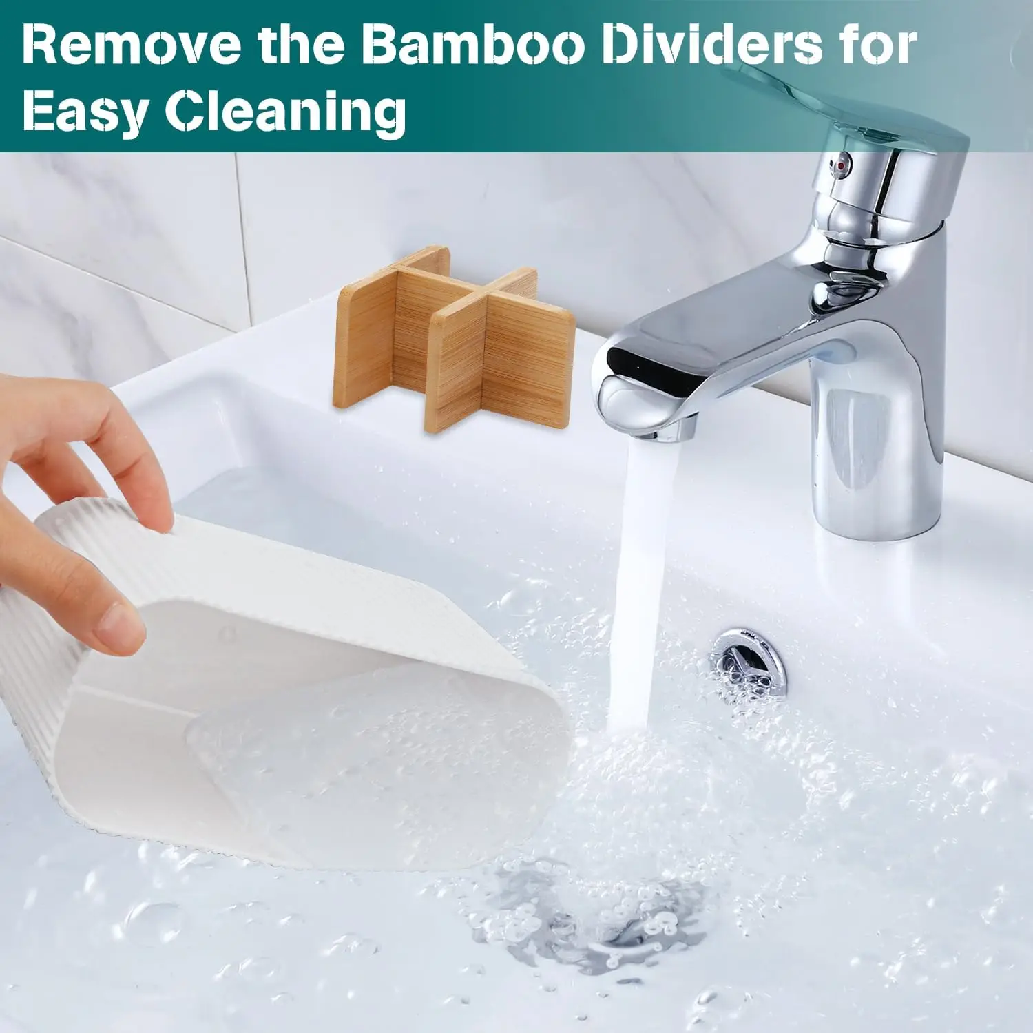 Eco-friendly Bamboo Toothbrush Box Organizer for Hotels