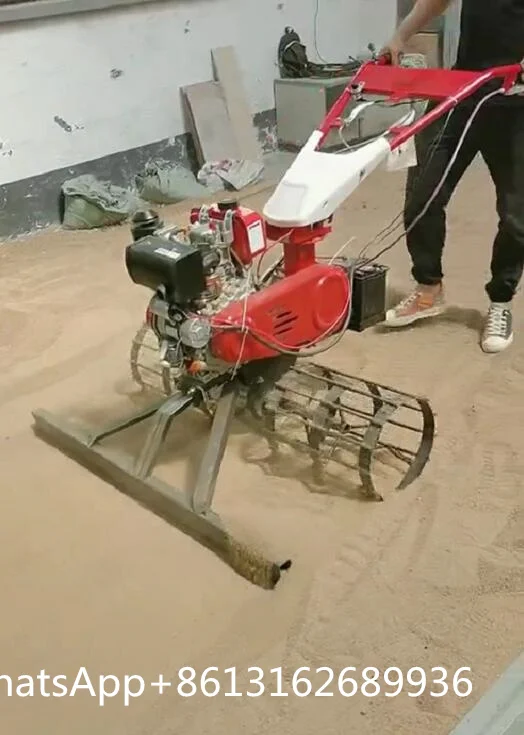 Hand Push Concrete Paver Walk -behind Internal Combustion Type Concrete ...