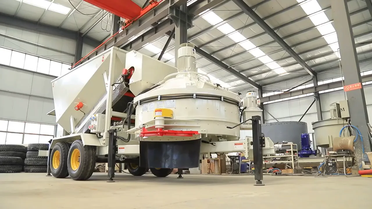 Sddom Mc1200 Mobile Automatic Modular Small Concrete Batching Plant ...