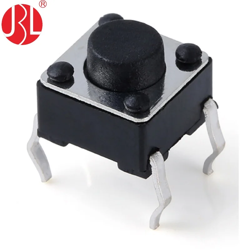 Tl1105af160q Basic Tactile Switch Right Angle Dip 4 Pin Through Hole ...