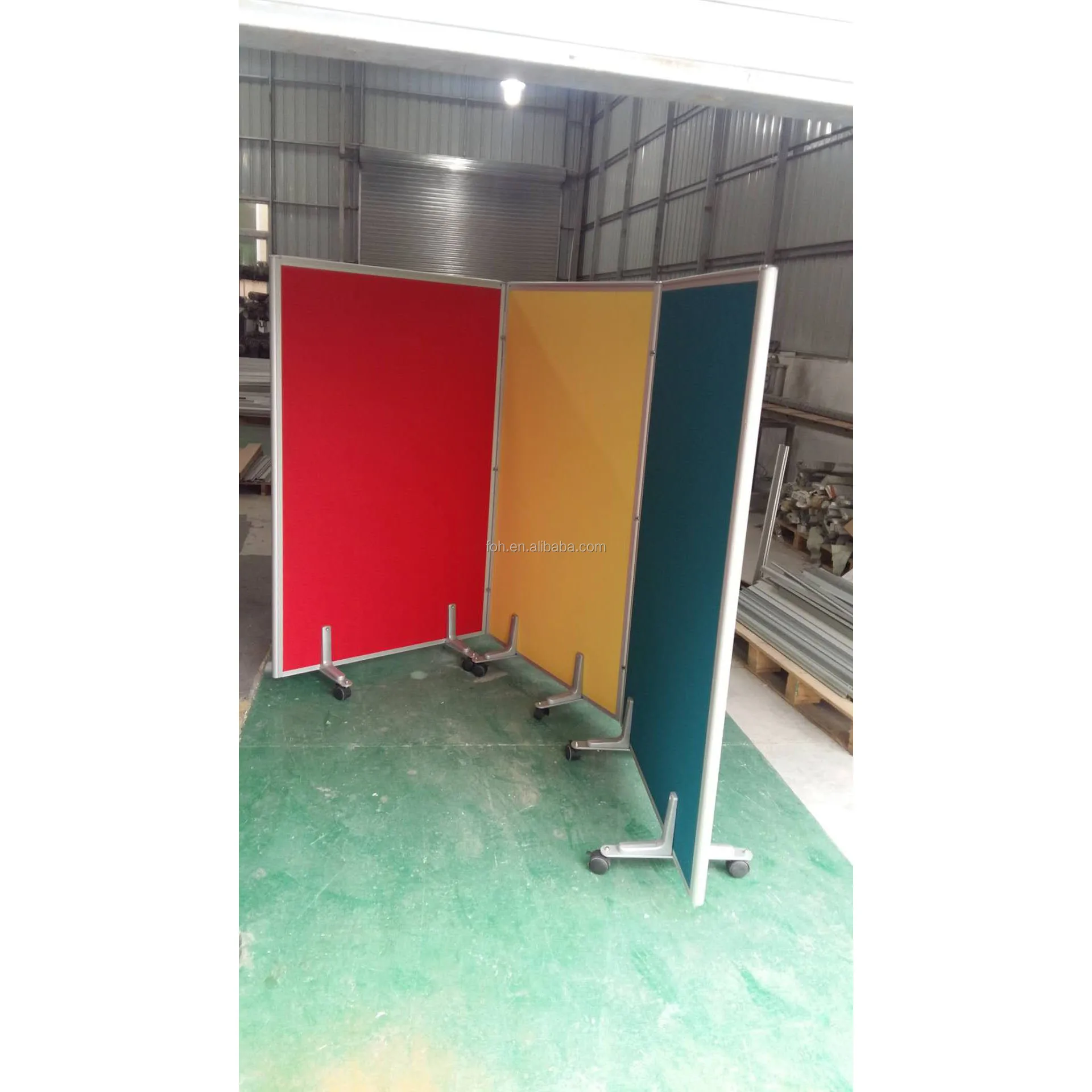Movable Office Partition Wall with Wheels - Contemporary Sliding Wall ...