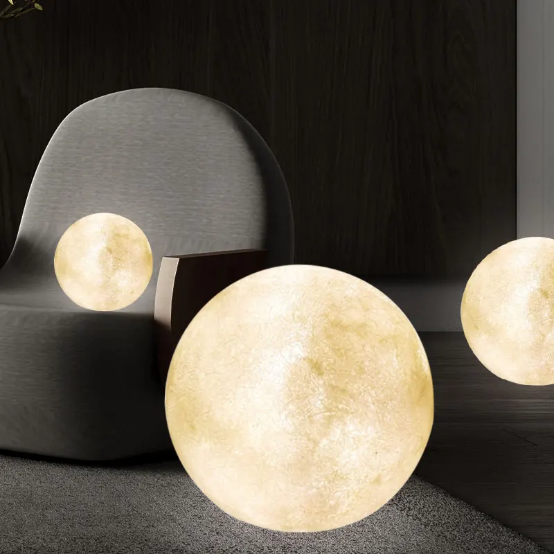 Full Moon Led Pendant Orb Ball Lighting With Project Lighting Design ...