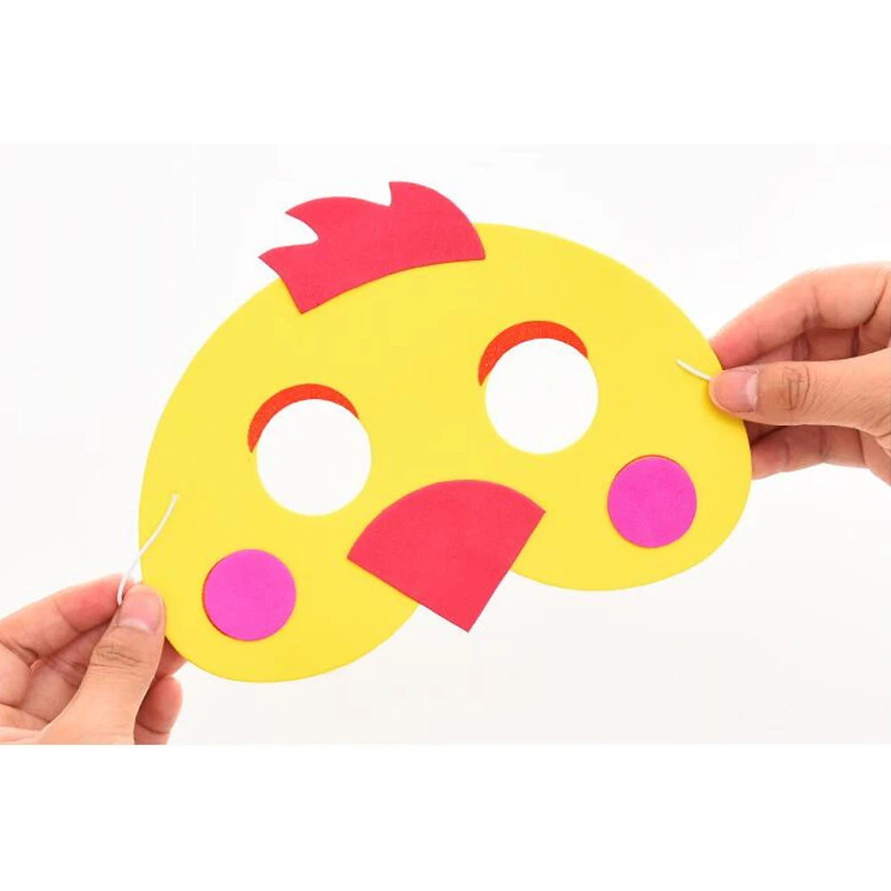 Elsas Kleurrijke 3d Dieren Eva Masker Kinderen Feest Maskers Voor ...