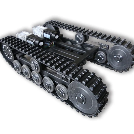 Mini Rubber Track Chassis Dp-dlsj-100 For 200kg - Buy Mini Rubber Track ...
