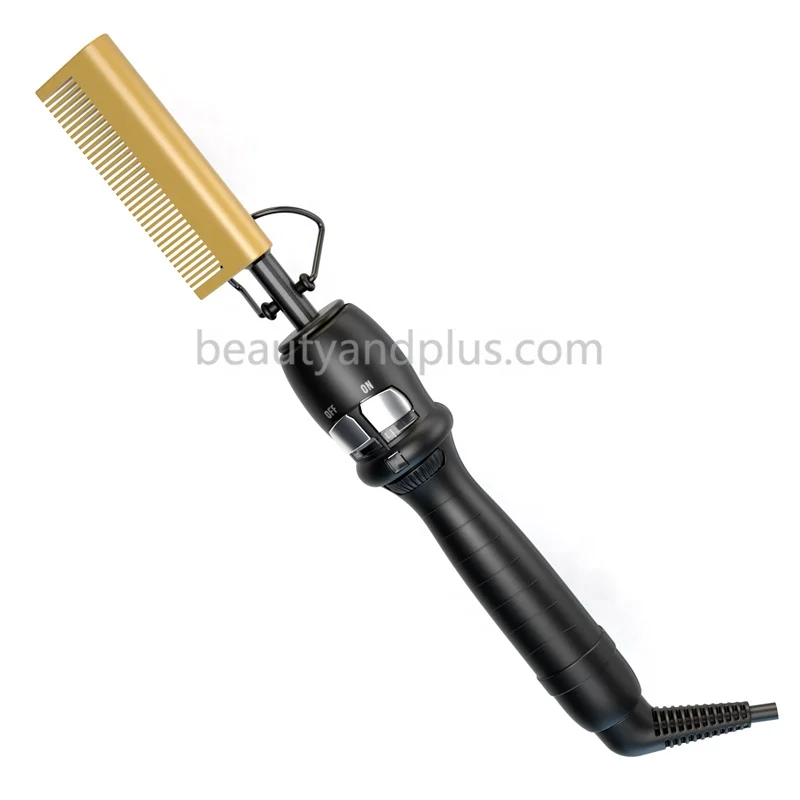 High 200-500F Hotcombs Ceramic Heat Hair Straightener