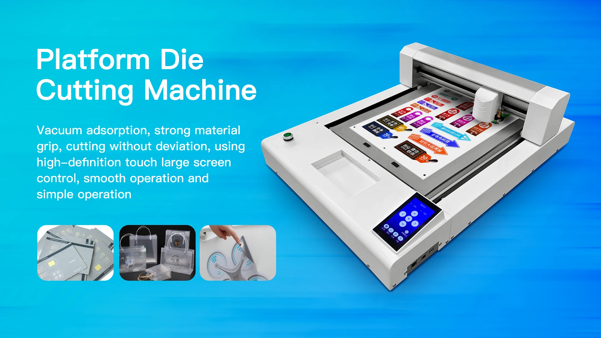 A3+ Flatbed Cutter Plotter - Precision Die Cutting Machine