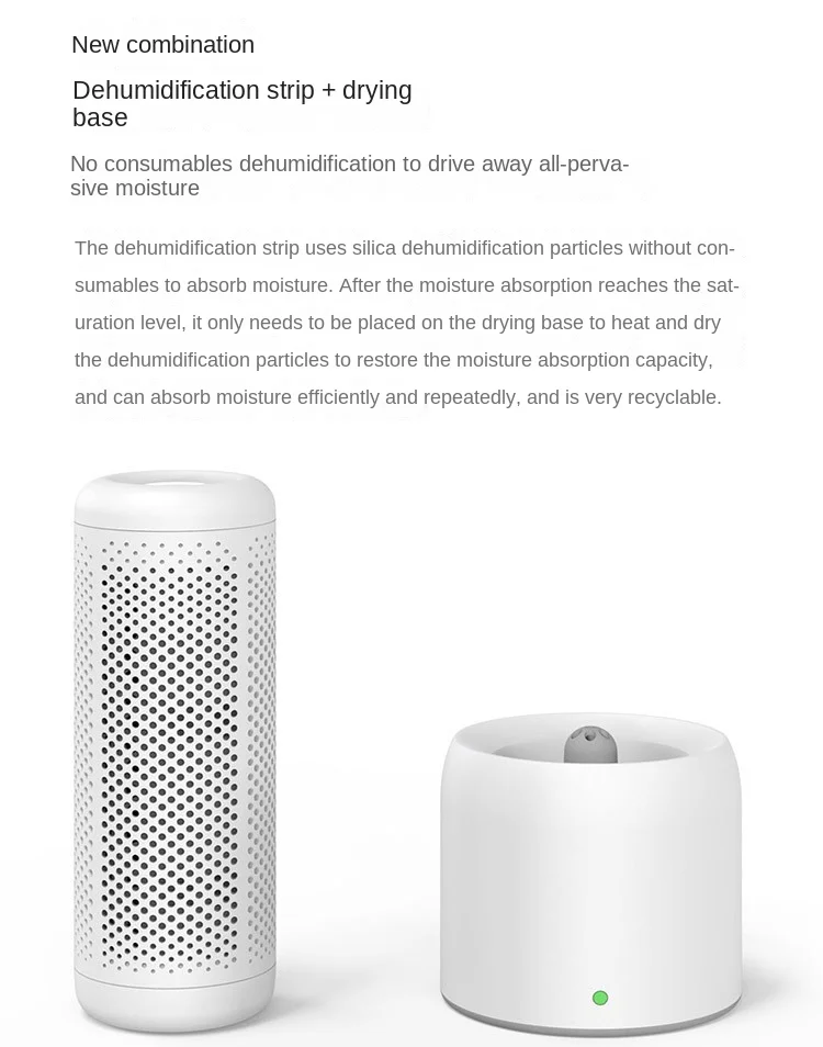 Plastic Electronic USB Powered Desiccant Dehumidifier 100ml/Cycle ...