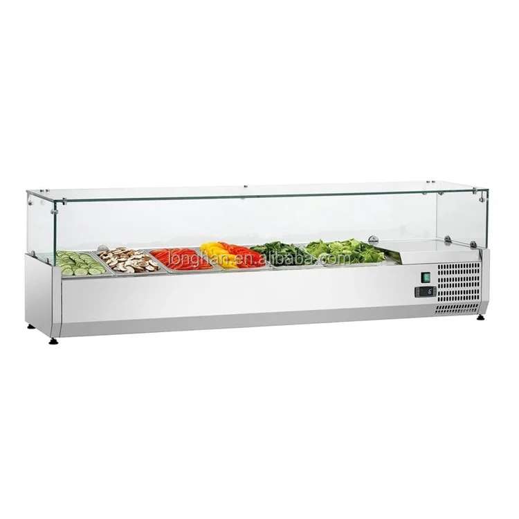 Small Refrigerator Bench Top Commercial Salad Bar Equipment| Alibaba.com