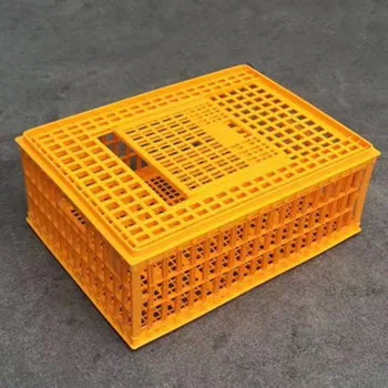 HDPE Plastic Chicken Transport Crate - Poultry Carrying Boxes