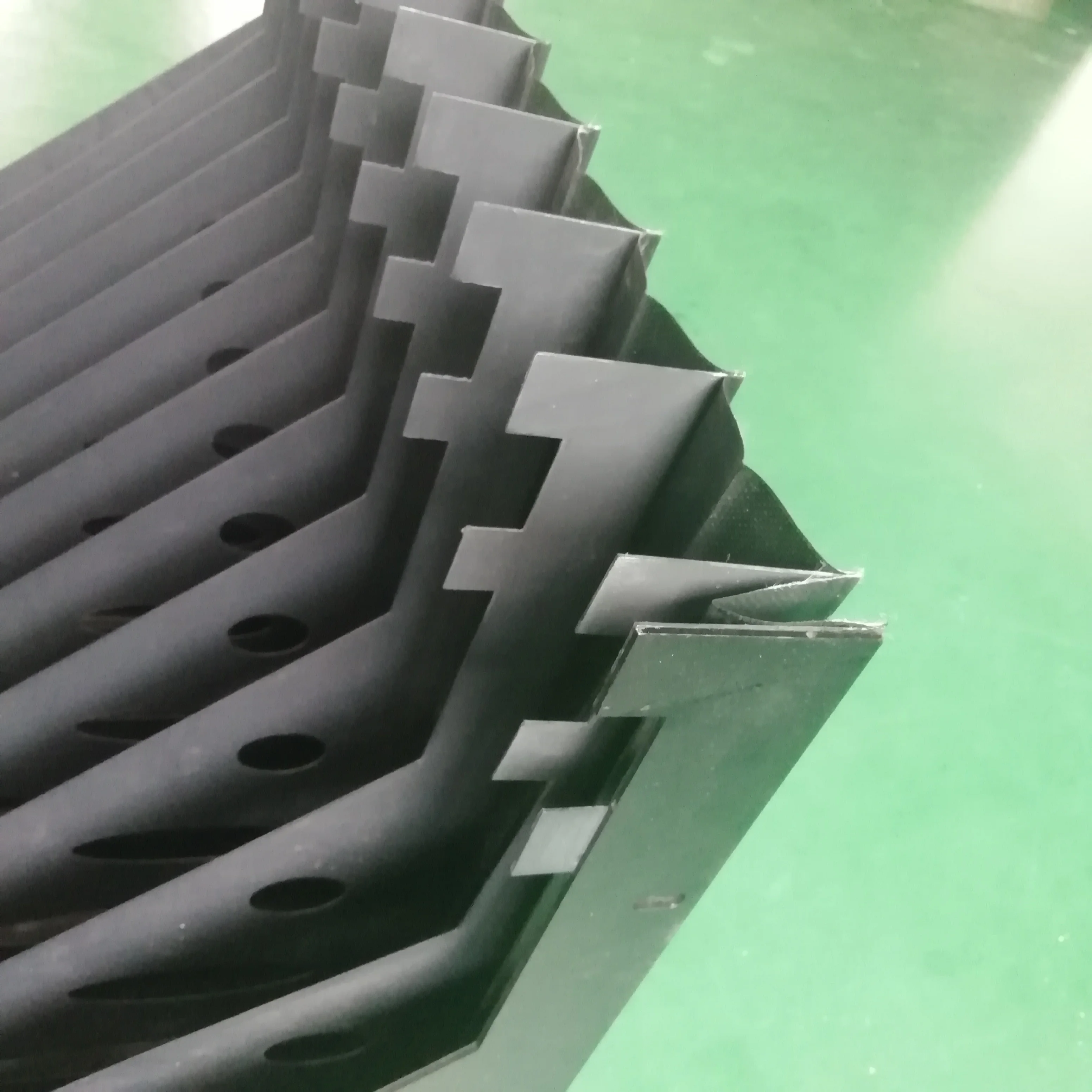 High Quality Flame Retardant Organ Bellows Cover For Laser Cutting ...