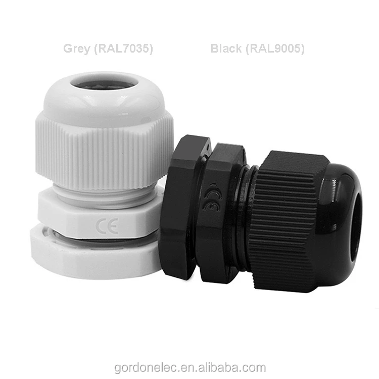 Nylon Cable Glands Metric Thread M16-M32 with UV Resistance for Outdoor ...