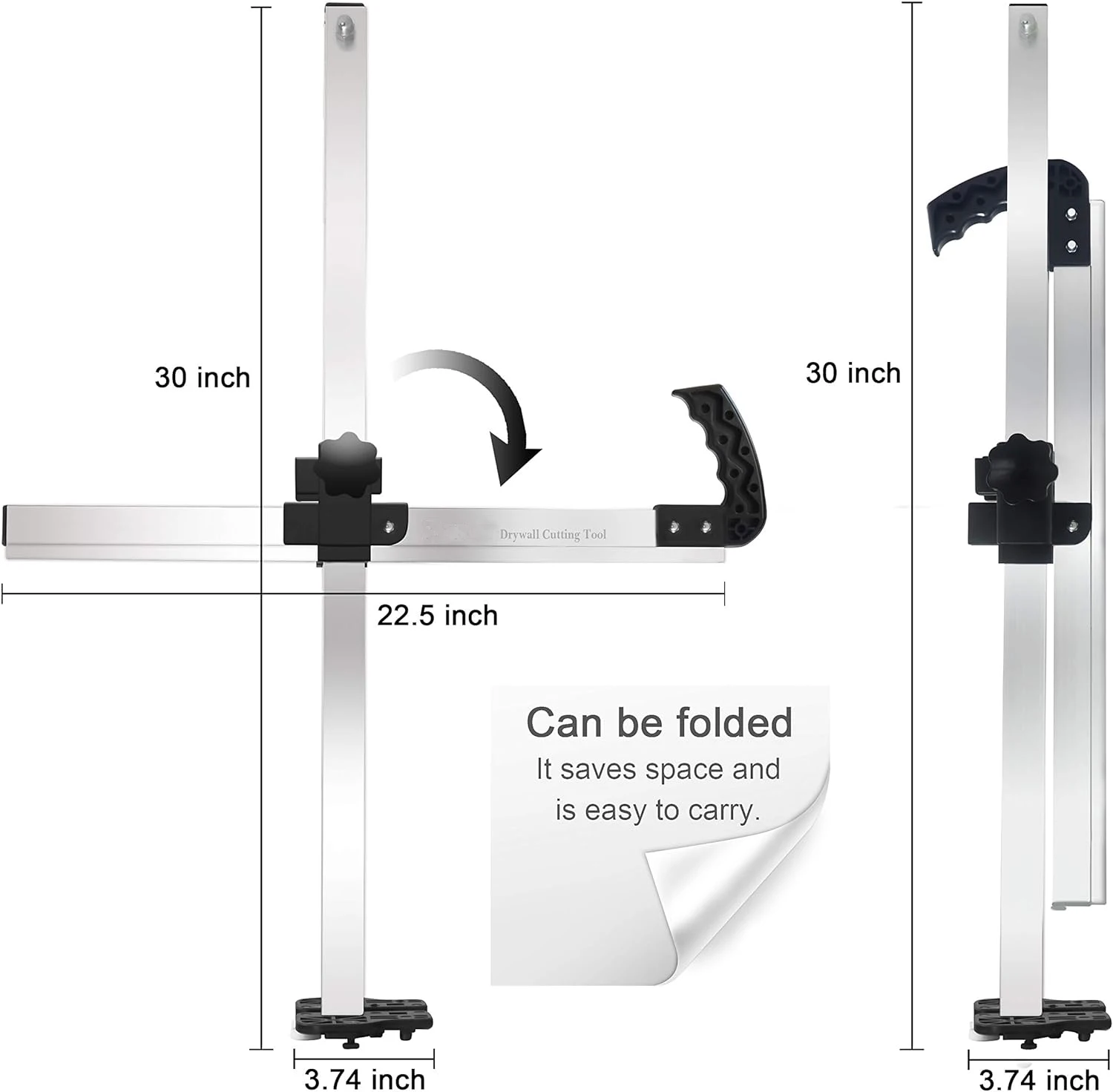 Foldable Gypsum Board Cutter Drywall Cutting Tool Cutout Tool Cutout ...