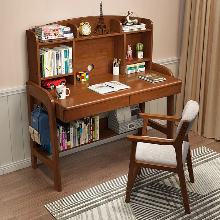 Hot Selling Modern Children White Wooden Furniture Set Home Office Desk ...