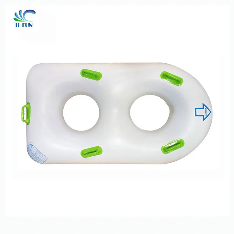 New Design Double Bullet Tube Raft For Waterpark Inner Tube Slide White ...
